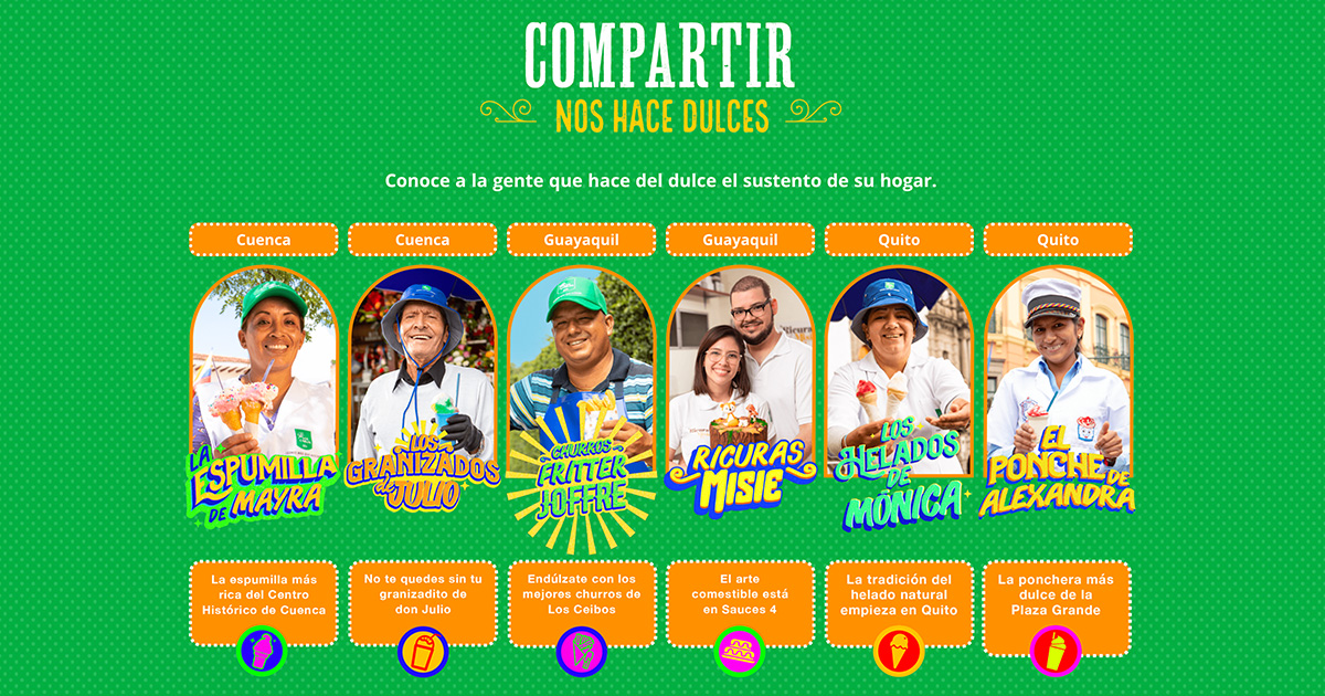 Compartir nos hace dulces